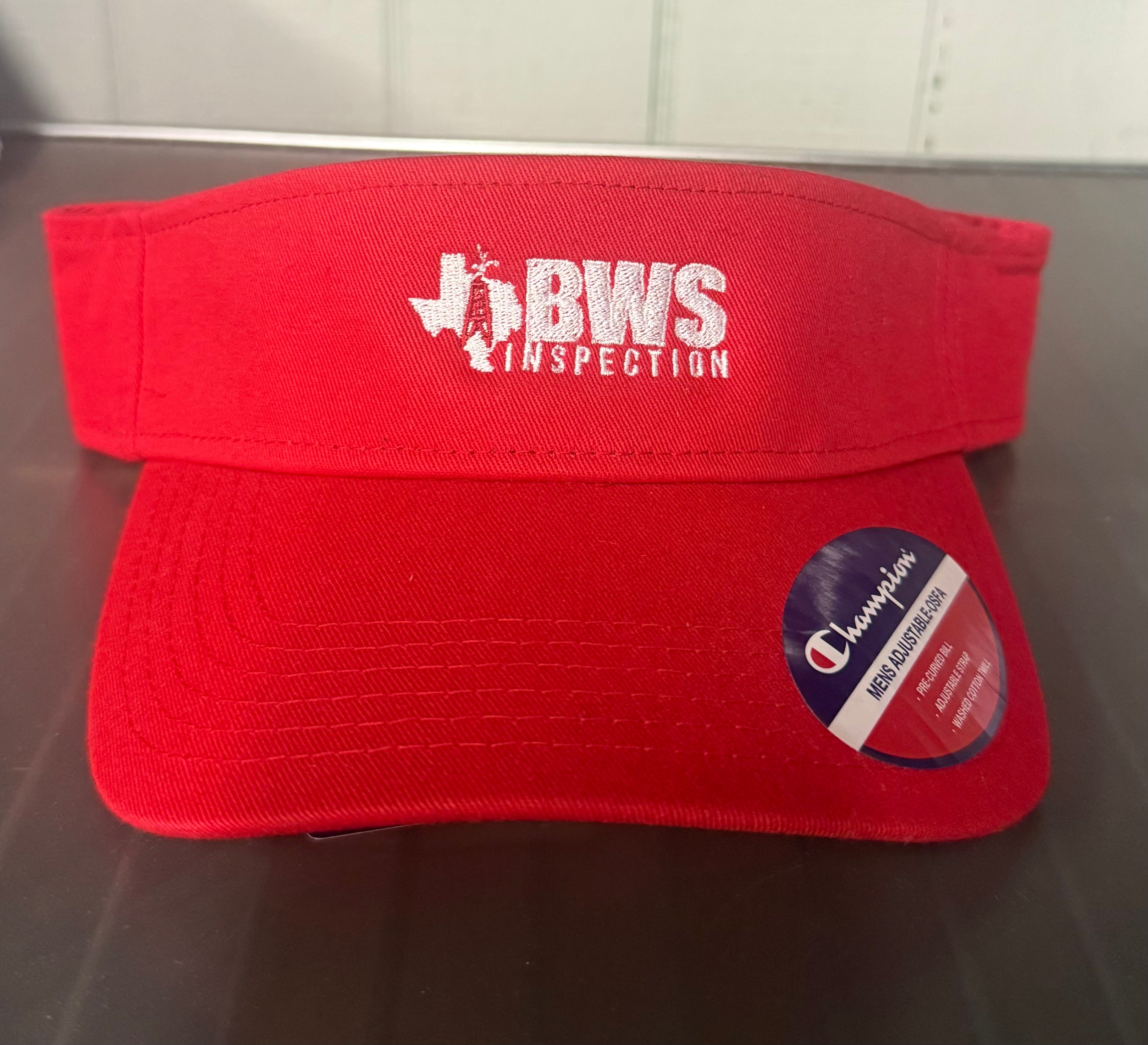 Champion Red Visor – BWS.Inspection